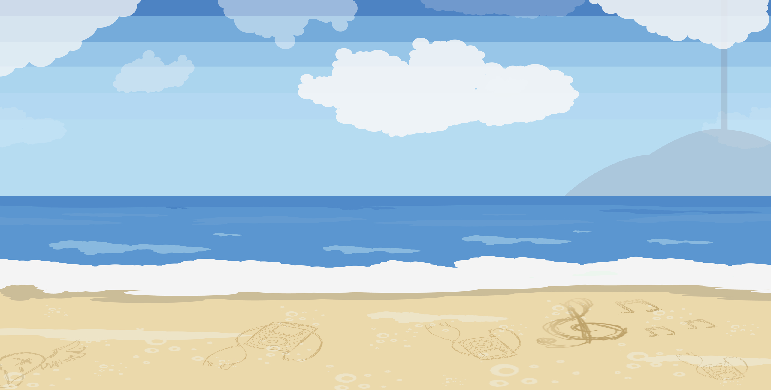 Beach BG by Itachi-Roxas on DeviantArt