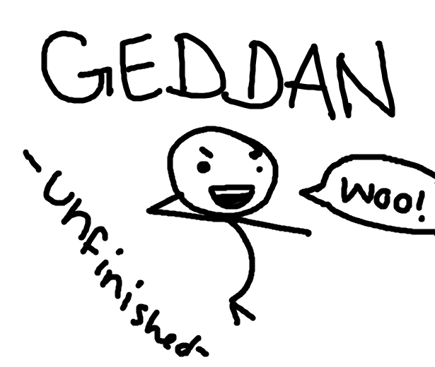 Unfinished stick figure GEDDAN by Kudofu on DeviantArt