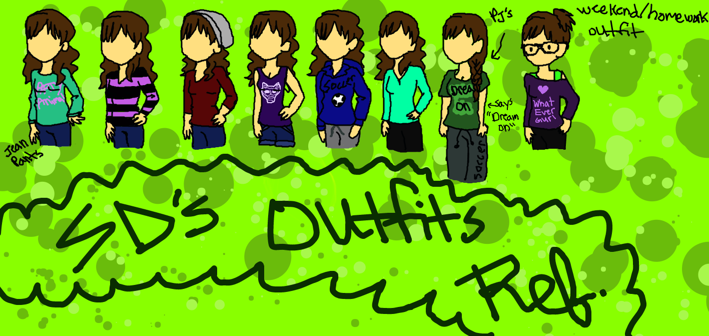 Smartdazzle's Outfits Ref. by Smartdazzle on DeviantArt