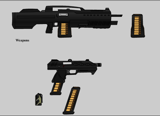 some fantasy guns by notrace on DeviantArt