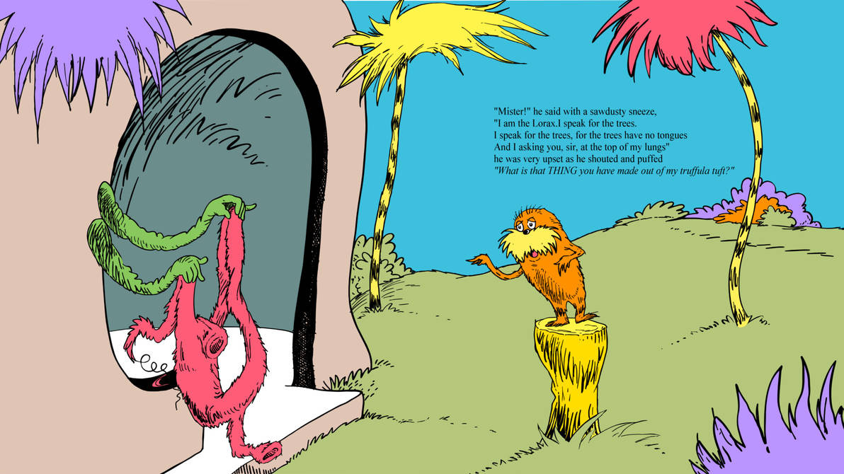 The lorax A children's book assignment by samuelkem193 on DeviantArt