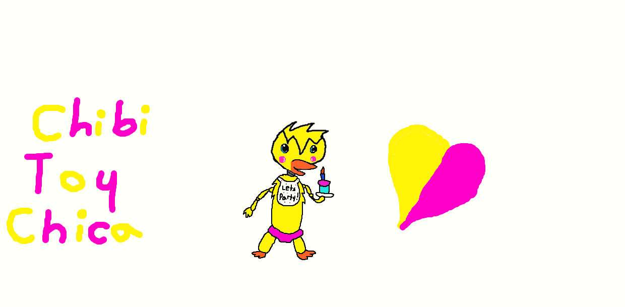 Chibi Toy Chica by kittypawsAJ on DeviantArt