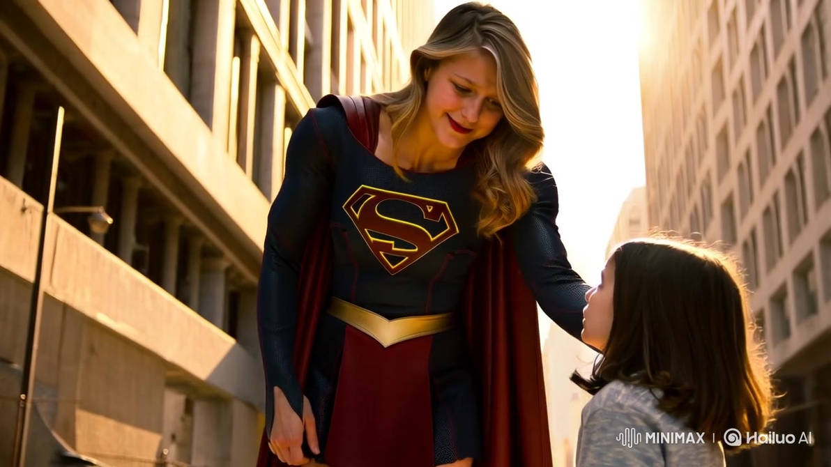 Supergirl finds a scared child by shf500 on DeviantArt