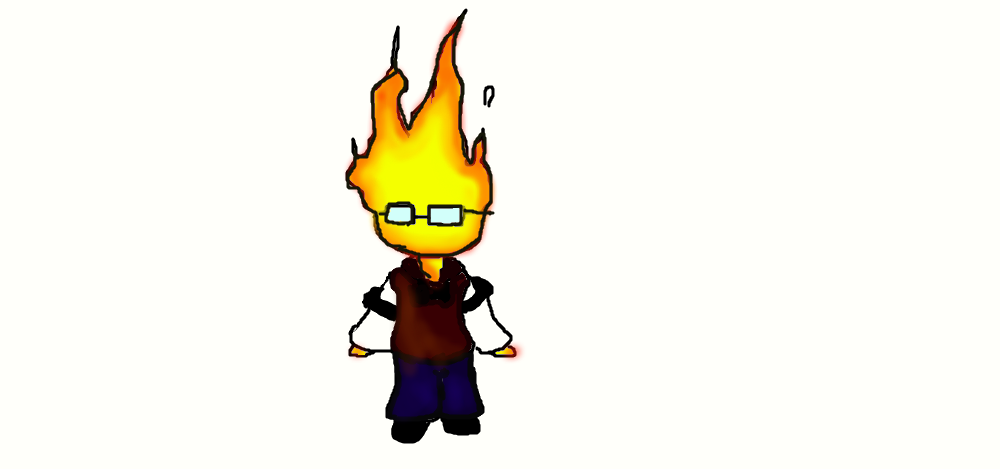Cartoon Grillby by UndertaleGamin12342 on DeviantArt