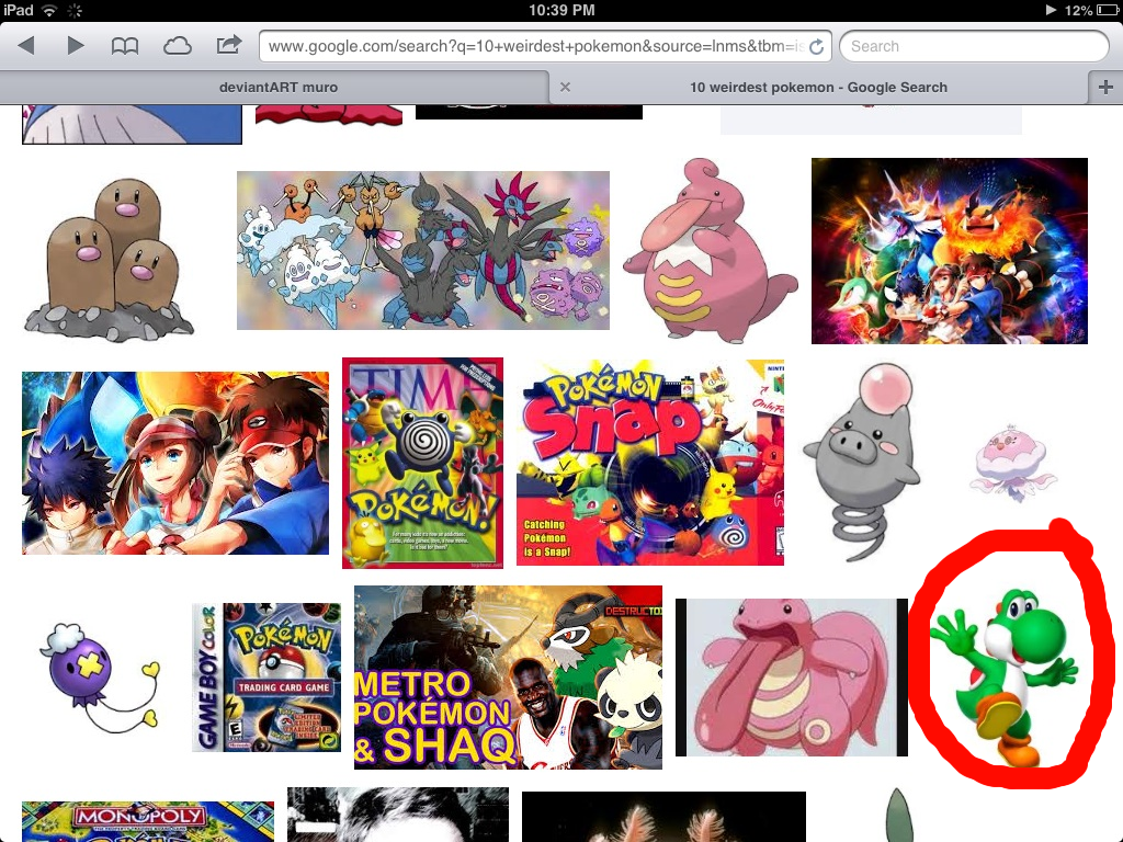 YOSHI'S A WEIRD POKEMON?!?!?!?! XD by WaffelMuffin on DeviantArt