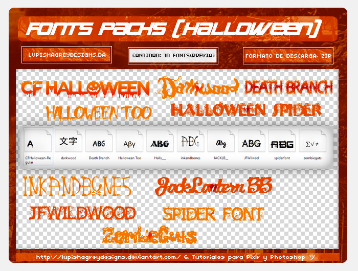 +FONTS PACK 10 by LupishaGreyDesigns on DeviantArt