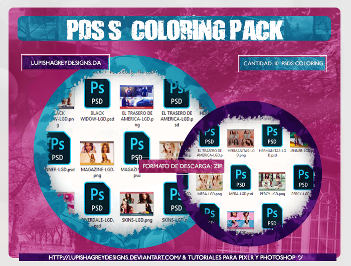 PACK DE PSD'S COLORING by LupishaGreyDesigns on DeviantArt