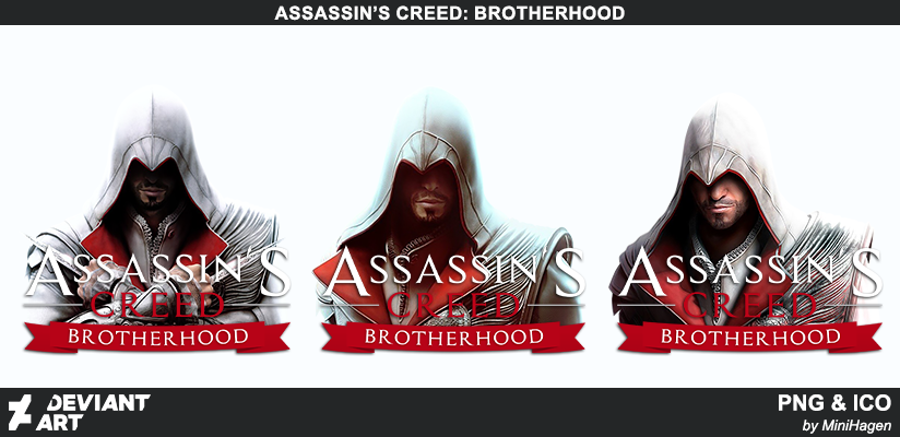 Assassin's Creed: Brotherhood Icon [EN/RU/UA] by MiniHagen on DeviantArt