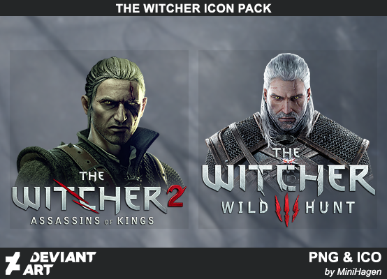 The Witcher Icon Pack by MiniHagen on DeviantArt