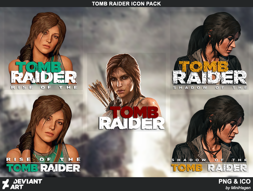Tomb Raider Icon Pack by MiniHagen on DeviantArt