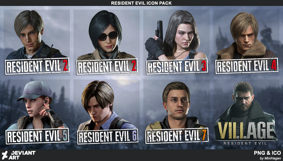 Resident Evil Icon Pack by MiniHagen on DeviantArt