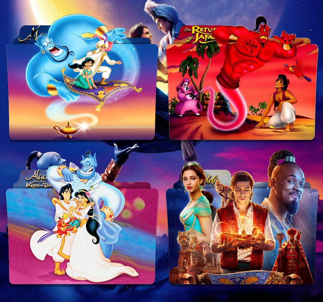 Aladdin Film Series Folder Icons by Harry312 on DeviantArt