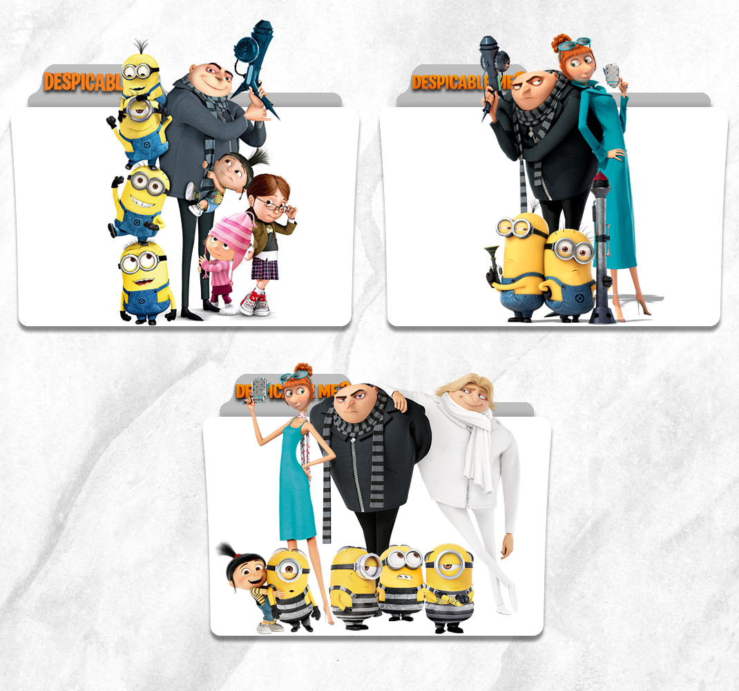 Despicable Me Film Series Folder Icons by Harry312 on DeviantArt