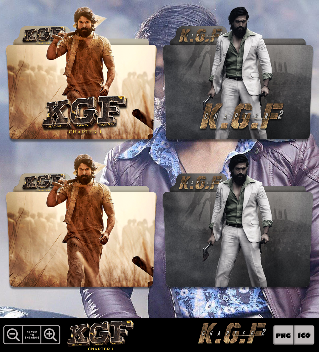 K.G.F Folder Icons by Harry312 on DeviantArt