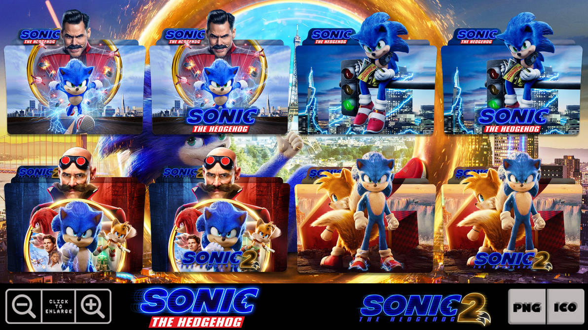 Sonic the Hedgehog Duology Folder Icons by Harry312 on DeviantArt