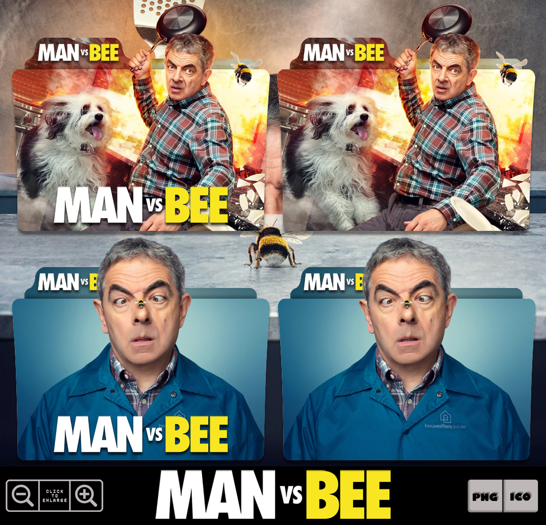 Man vs. Bee Folder Icons by Harry312 on DeviantArt