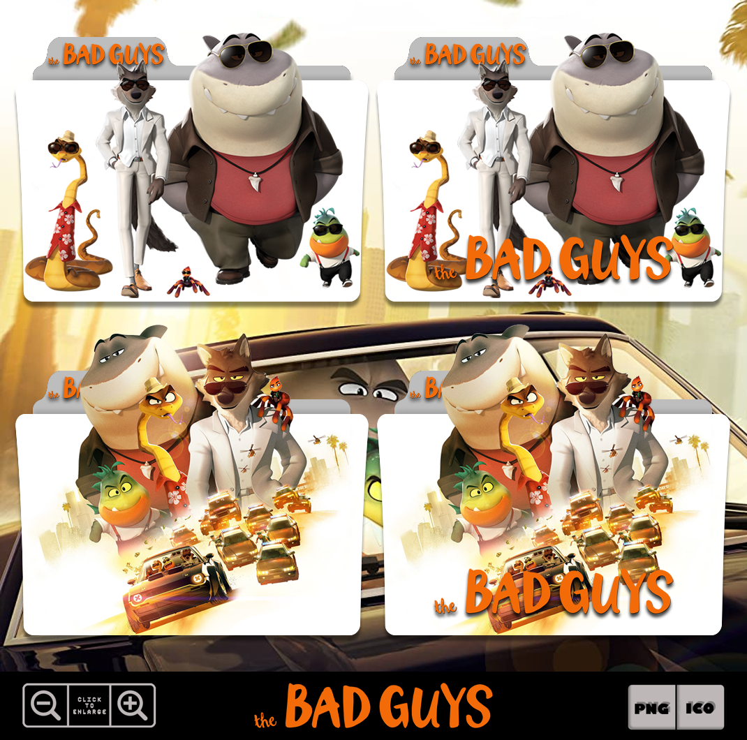 The Bad Guys Folder Icons by Harry312 on DeviantArt