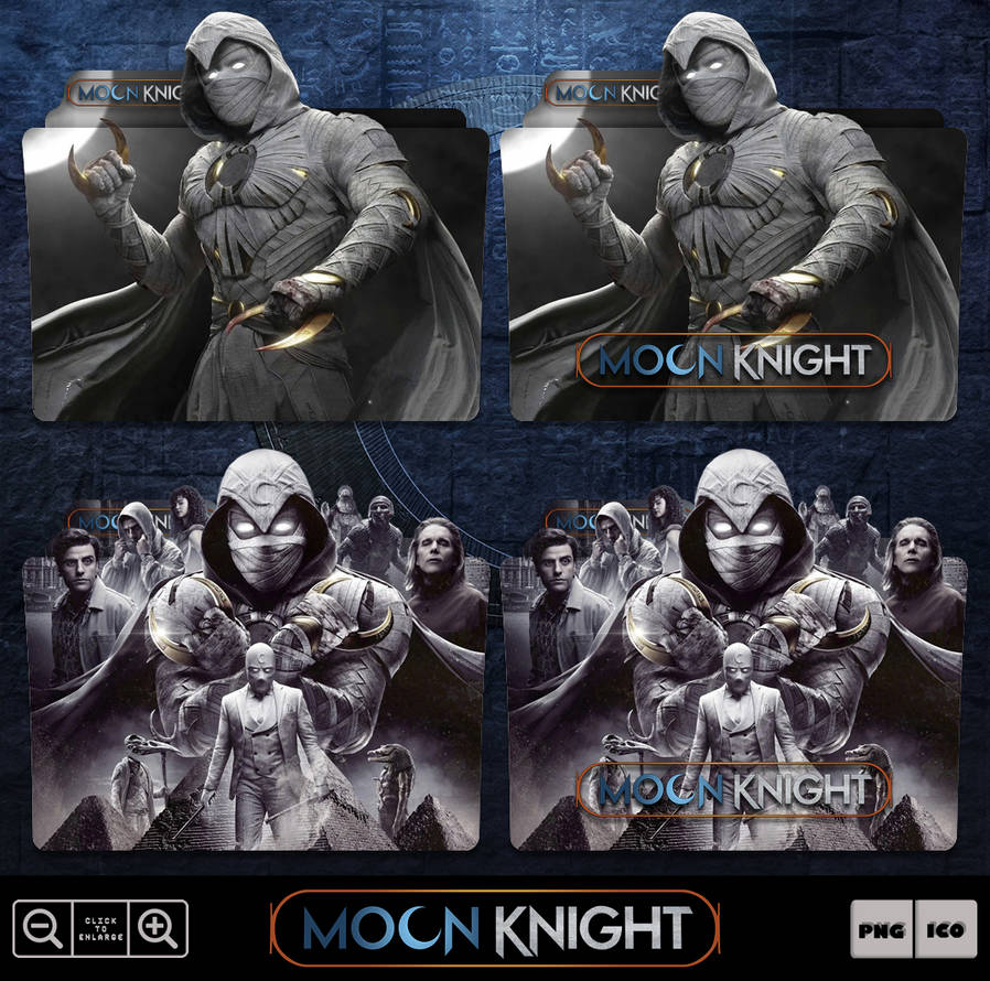 Moon Knight Folder Icons by Harry312 on DeviantArt