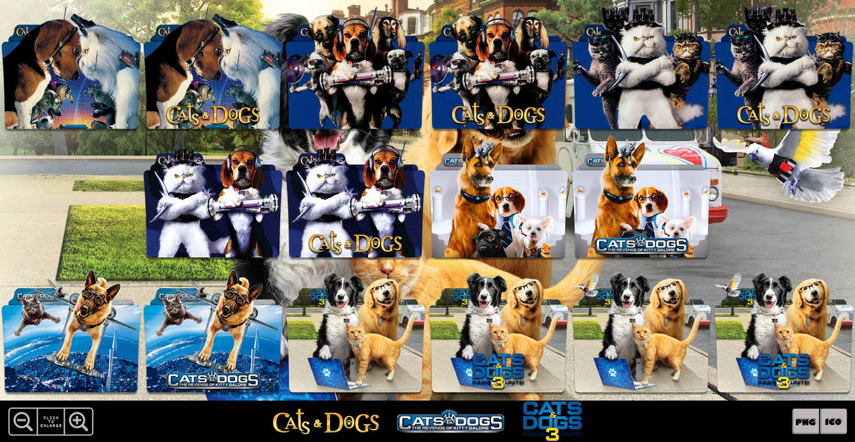 Cats and Dogs Film Series Folder Icons by Harry312 on DeviantArt