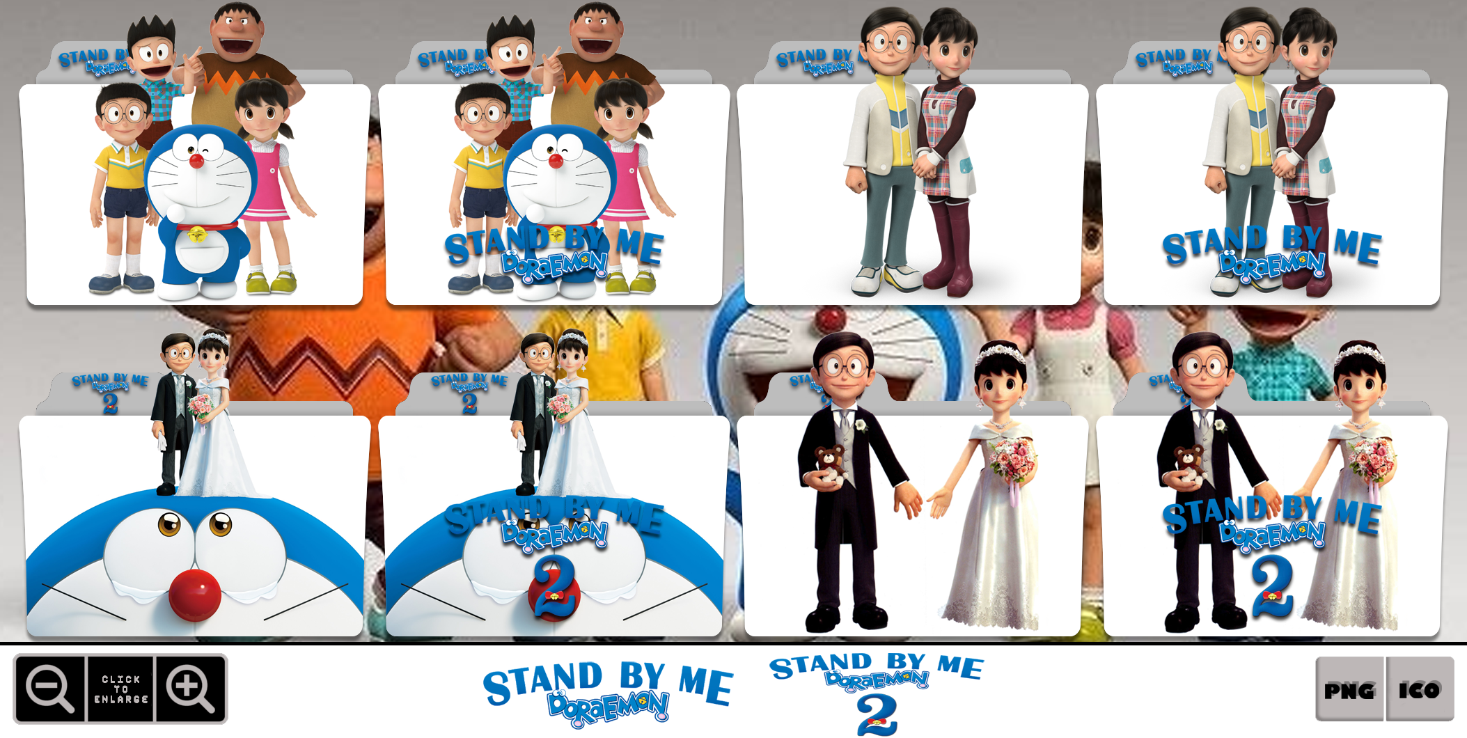 Stand by Me Doraemon Folder Icons by Harry312 on DeviantArt