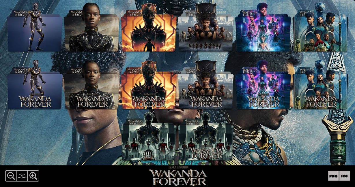 Black Panther - Wakanda Forever Folder Icons by Harry312 on DeviantArt