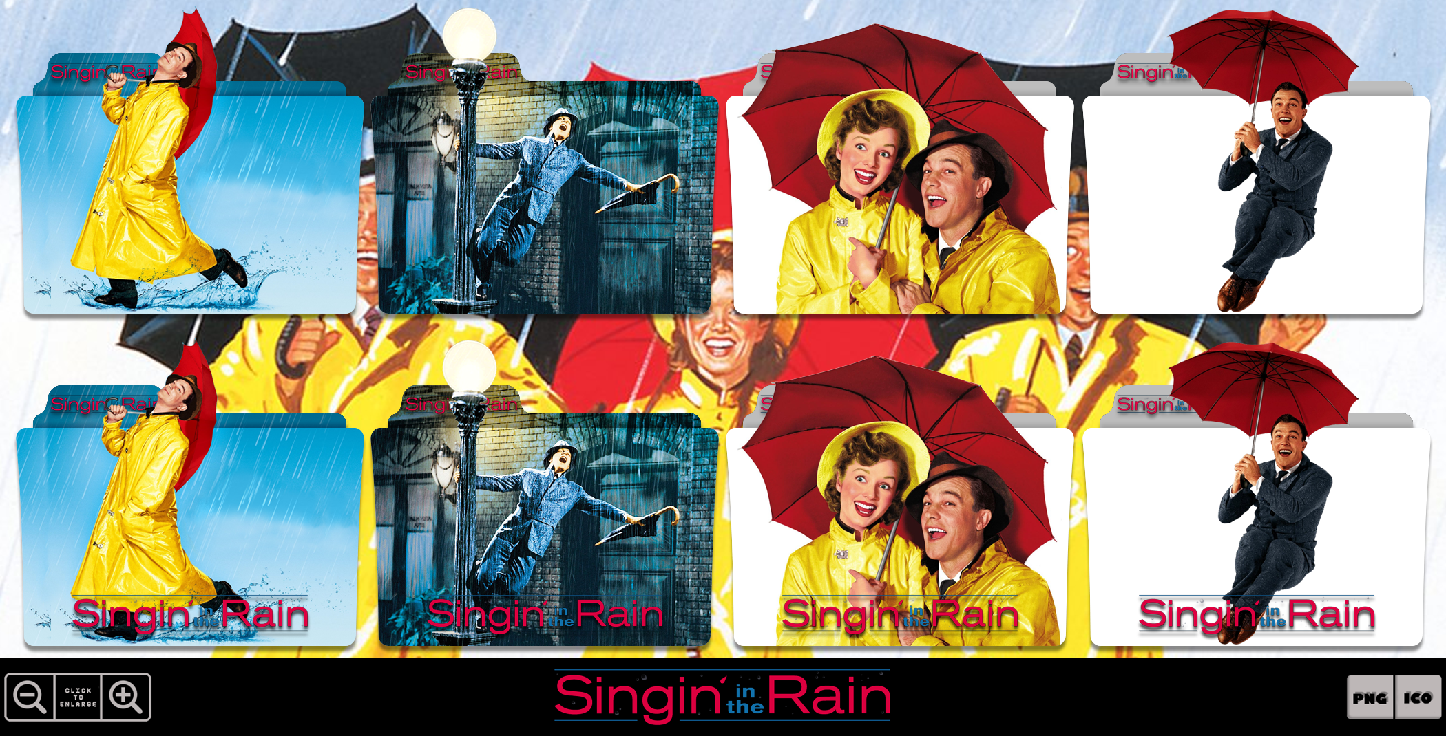 Singin' in the Rain Folder Icons by Harry312 on DeviantArt