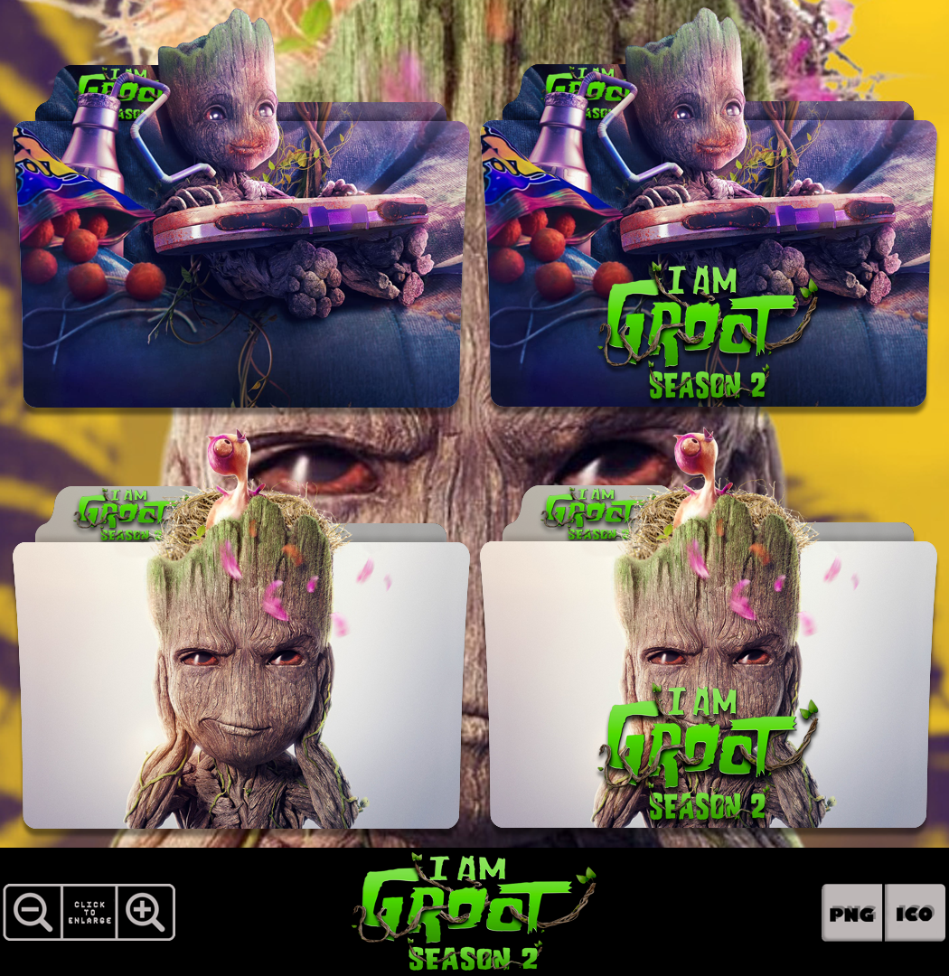 I Am Groot - Season 2 Folder Icons by Harry312 on DeviantArt