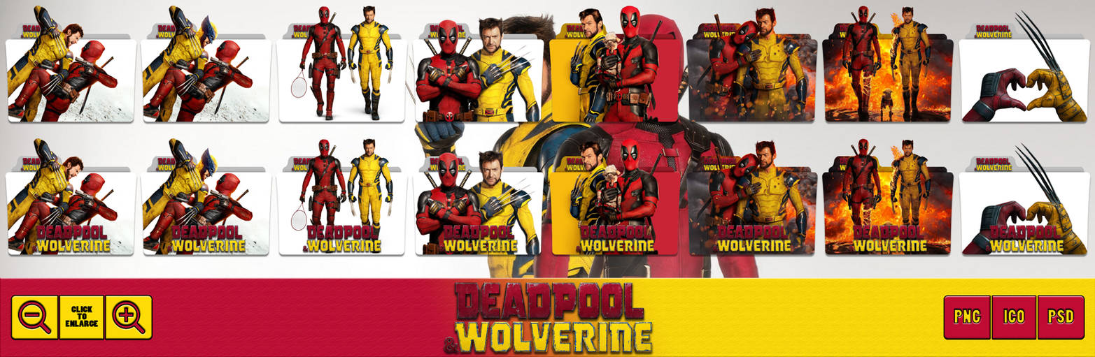 Deadpool and Wolverine Folder Icons by Harry312 on DeviantArt