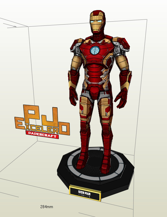 Iron Man Mark 43 Full by PJExceleroPapercraft on DeviantArt