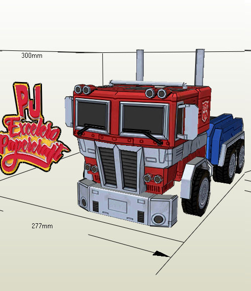 Optimus Prime V3 by PJExceleroPapercraft on DeviantArt