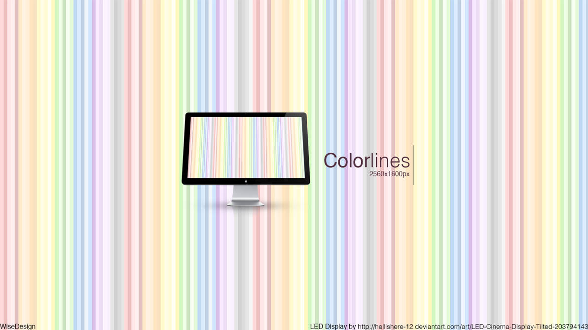 Desktop Wallpaper: Colorlines by LiamWise on DeviantArt