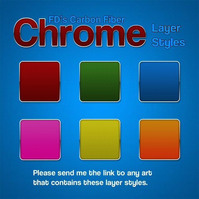 FD's Carbon Fiber Chrome Layer Styles by FlamingDevastation on DeviantArt