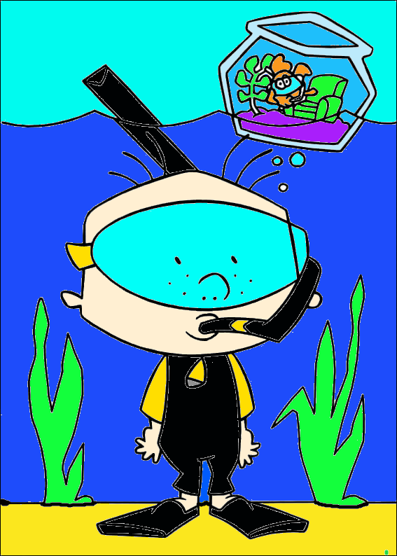 Disney Stanley Scuba Coloring Page by ChrisGraduate27 on DeviantArt