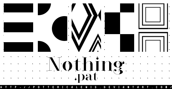 01 | Nothing | Patterns by PottericaLewis on DeviantArt