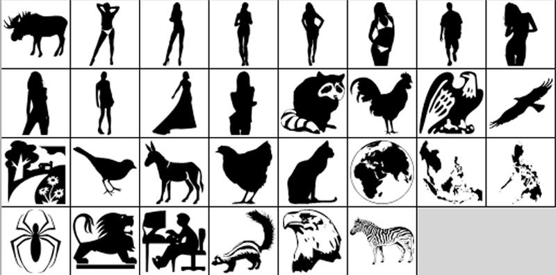 Silhouette Custom Shapes by shameruhj10 on DeviantArt