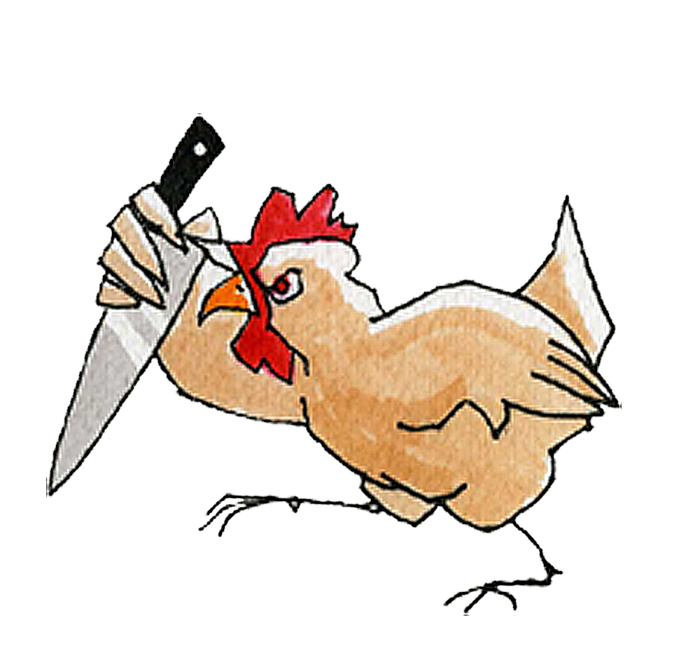 Psycho Chicken by curtoony on DeviantArt
