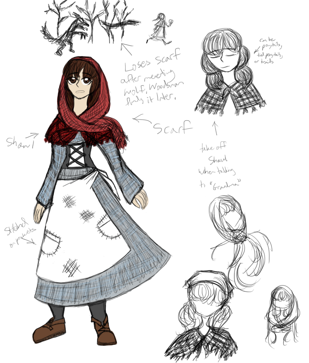 Little Red Riding Hood Costume Design Final by snowcloud8 on DeviantArt