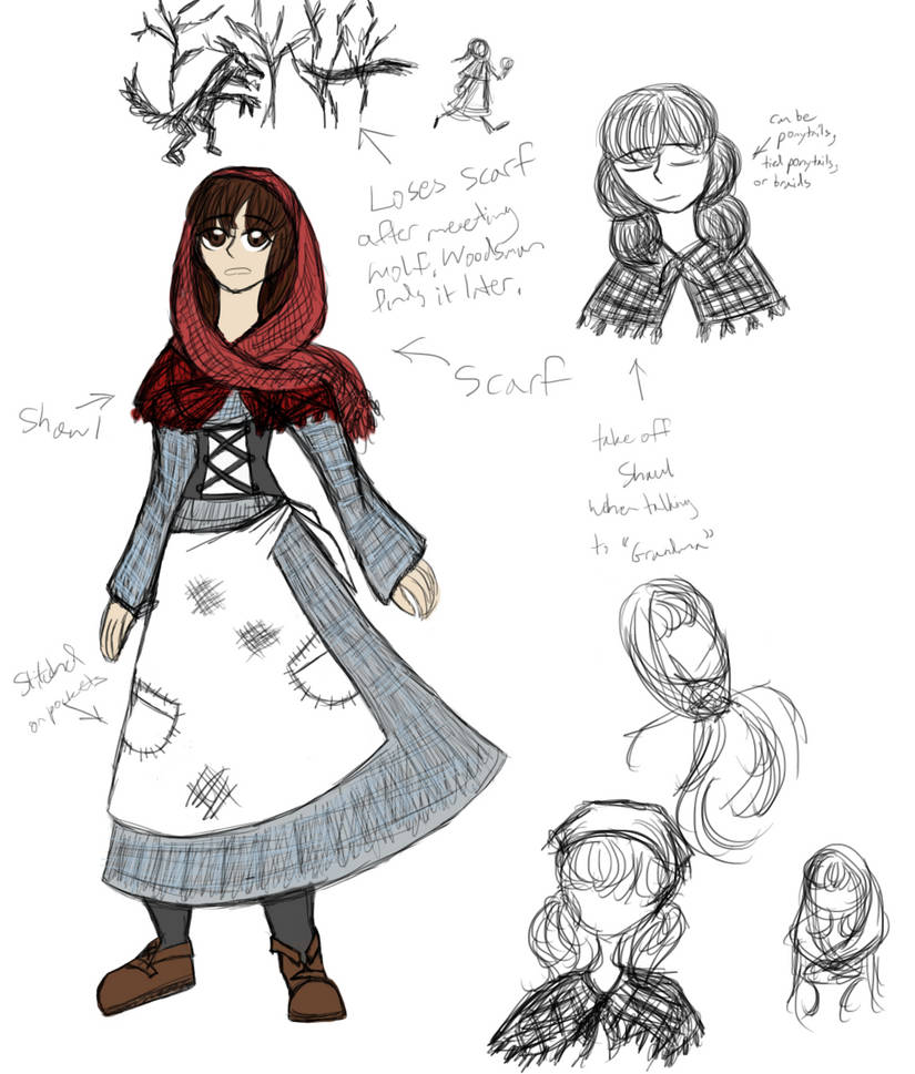 Little Red Riding Hood Costume Design Final by snowcloud8 on DeviantArt
