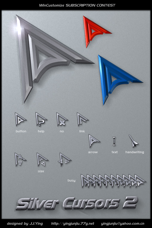 SilverCursors2 by GrynayS on DeviantArt