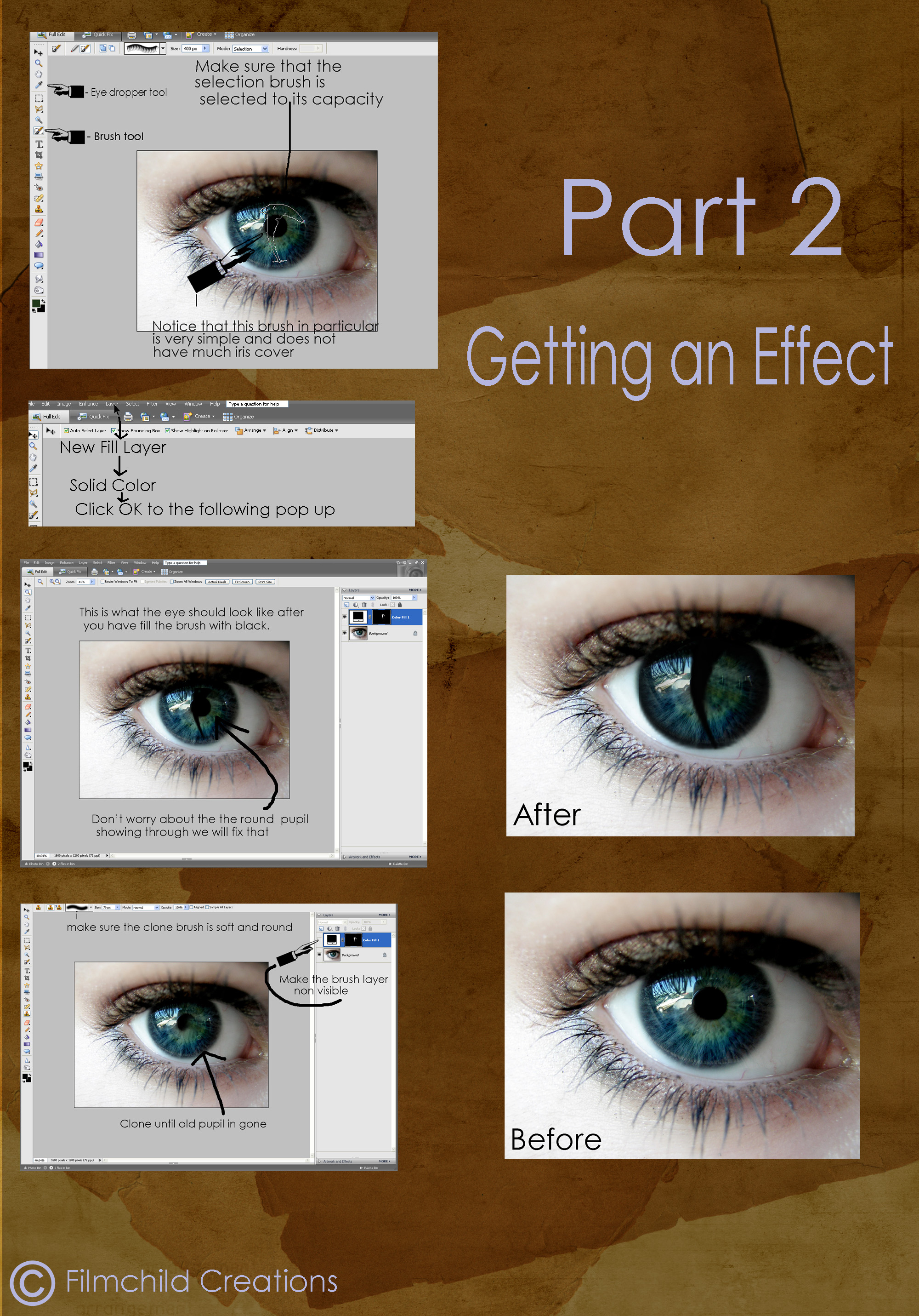 Part 2 Eye Effects Tutorial by Filmchild on DeviantArt