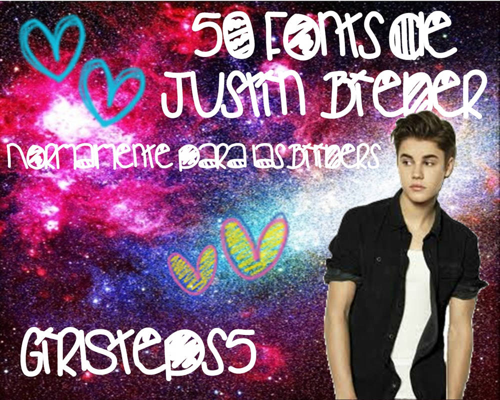 Font de Justin Bieber- GirlSteps5 by GirlSteps5 on DeviantArt