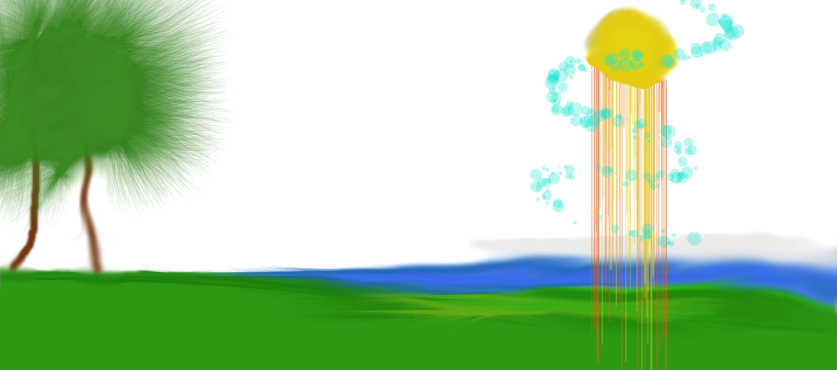 Dripping sun flying water by Killaby21 on DeviantArt