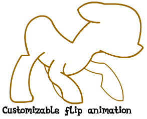 Pony flip animation - customizable by BonyRaptor101 on DeviantArt