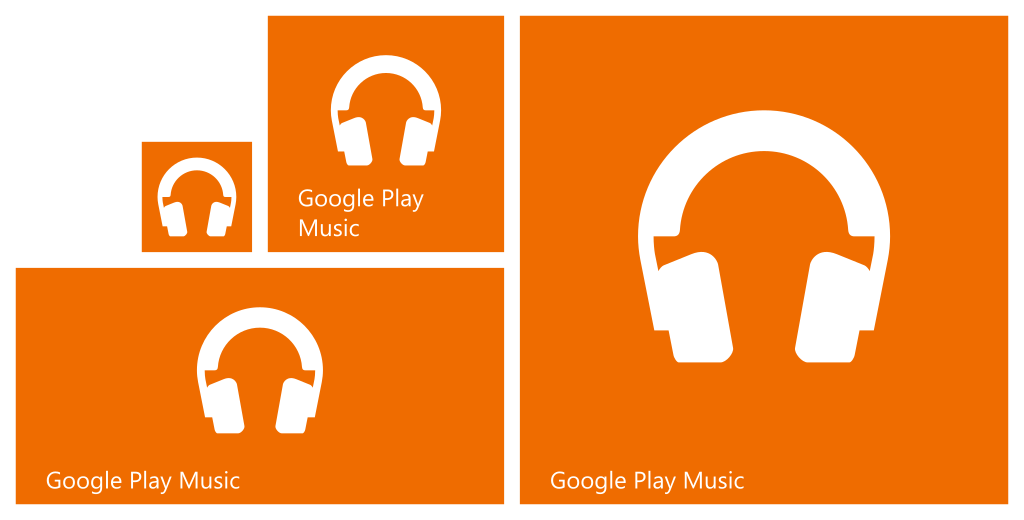 Google Play Music Windows 8.1 Start Tile Set by Necromod on DeviantArt