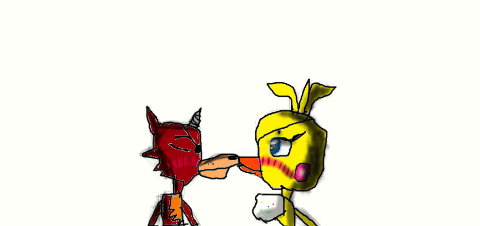 M-My..senpai ? Old Foxy x Toy Chica Old Toy Foxica by FuntimeFoxyGalaxy ...