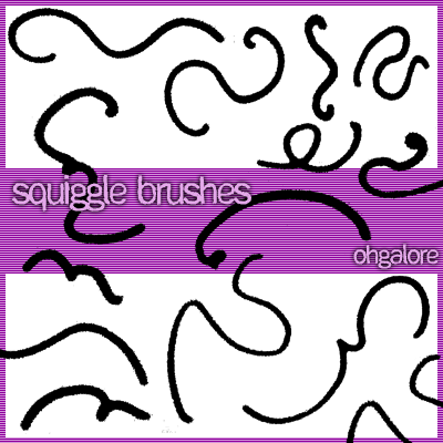 Squiggle Brushes by ohgalore on DeviantArt