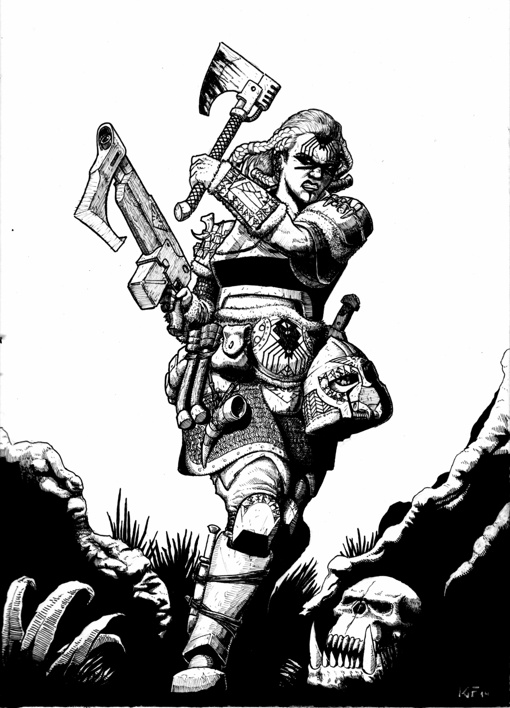 Kotharian Female Guardsman by KnightInFlames on DeviantArt