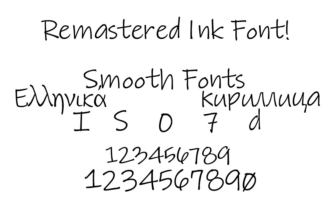 Specials Ink Handwriting Font by PulseFewSpecials on DeviantArt