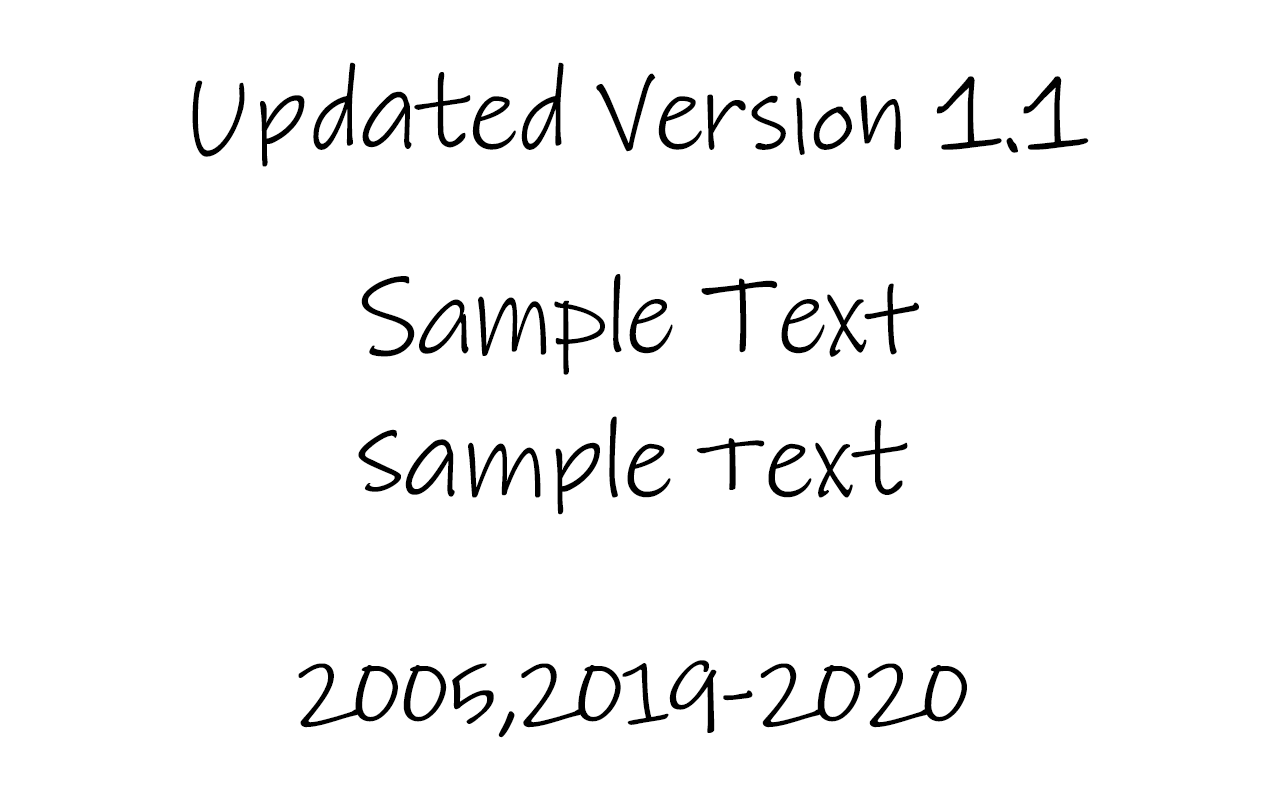 Specials Ink Handwriting Font Updated by PulseFewSpecials on DeviantArt