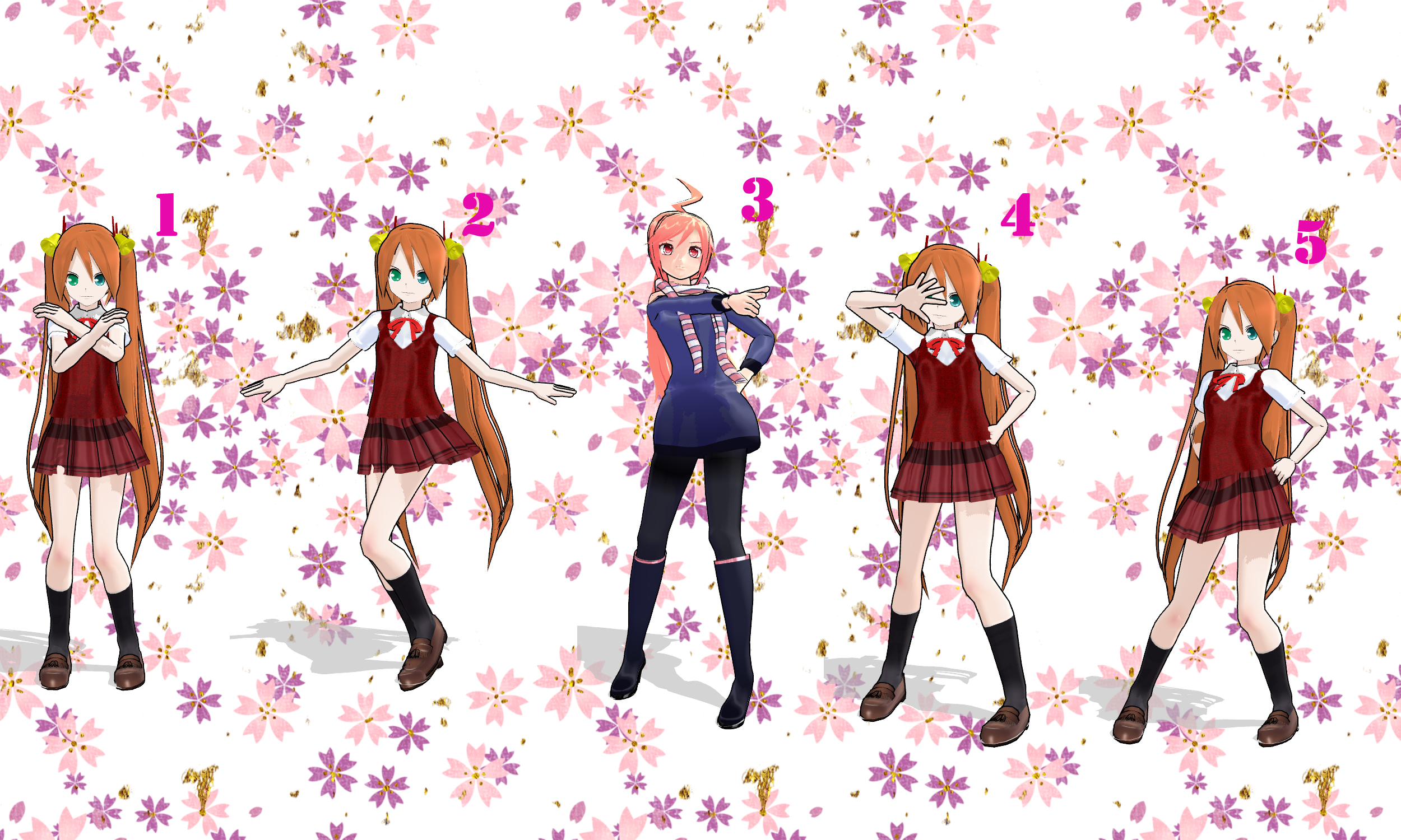 MMD Pose pack 01 by RebirthAtDusk on DeviantArt